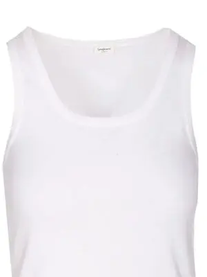 Saint Laurent Tank Top Broderie Ca