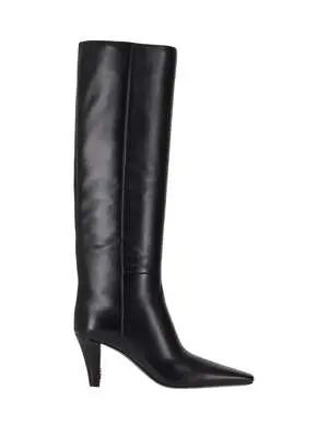 Saint Laurent Jill 75 Boot Nappa Piano/lt B