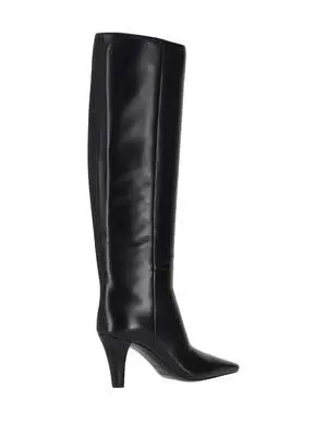 Saint Laurent Jill 75 Boot Nappa Piano/lt B