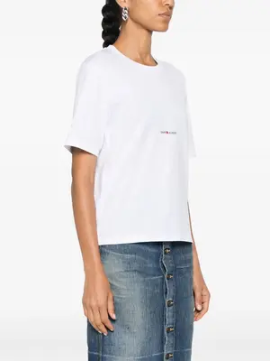 Saint Laurent Logo Print T Shirt