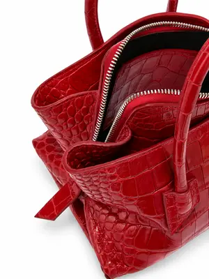 Attico La Passeggiata Mini' Top Handle - Red