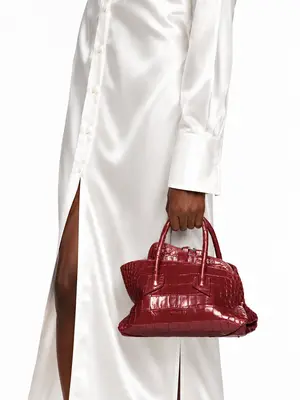 Attico La Passeggiata Mini' Top Handle - Red