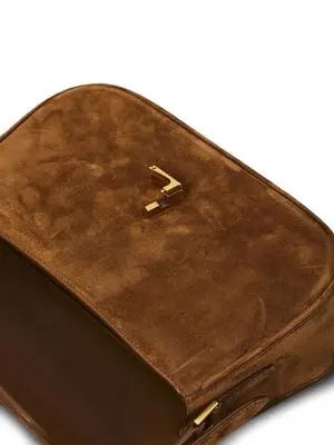 Saint Laurent Bo Mng M Solf Suede Satin
