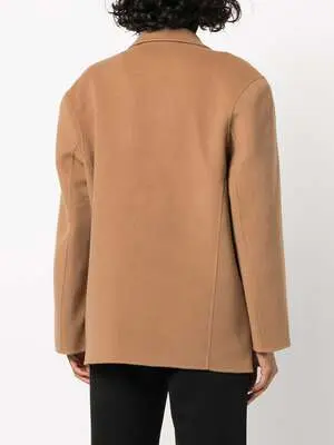 ANINE BING Quinn Blazer Camel Cashmere Blend