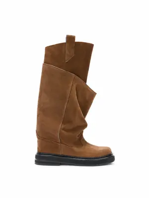 Attico New Robin Passeggiata' Combat Boot - Brown