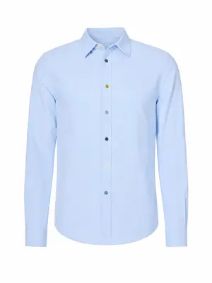 Paul Smith Ls Tailored Fit Shirt Ss Buttons - Light Blue