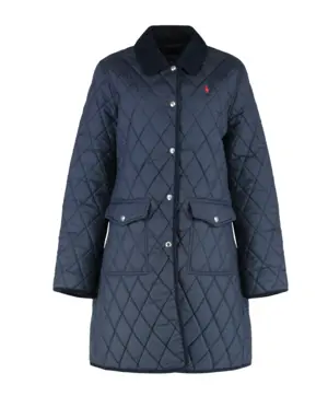 Ralph Lauren Woven Coat - Rl Navy