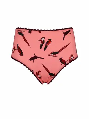 LAURA URBINATI High Waist Brief - Rosa