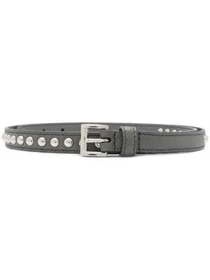 Prada Stud Detail Belt Grey - Marmo
