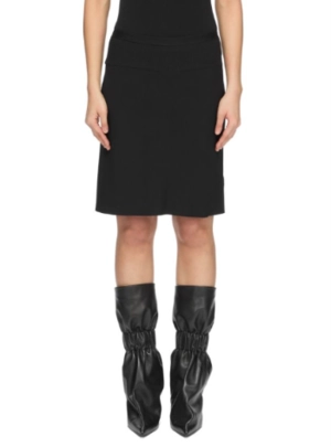 Rick Owens Short Bias Skirt - Black