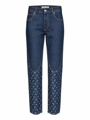 MARINE SERRE Denim Slim Fit Jeans