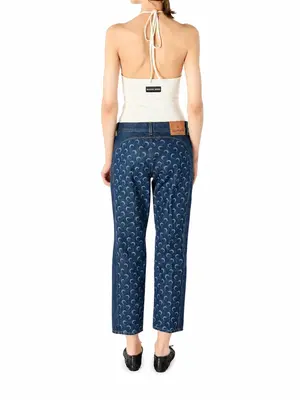 MARINE SERRE Denim Slim Fit Jeans