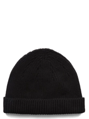 Rick Owens Ribbed Beanie - Black