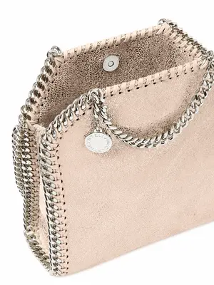 Stella McCartney Falabella Tiny Bag Eco Shiny D - Shell Pink