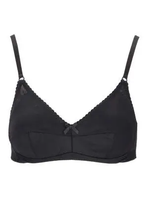 LAURA URBINATI Tulle Bra - Black