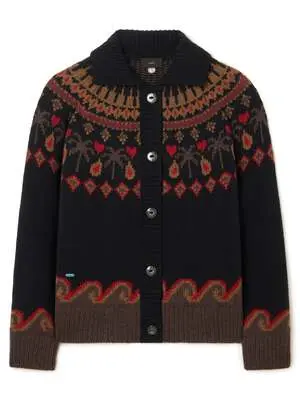 Alanui Sweet Winter Jacket - Black/multicolor