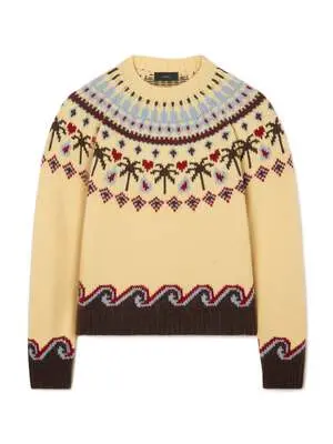 Alanui Sweet Winter Sweater - Sunlight/multicolor