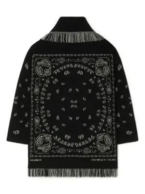 Alanui Bandana Jacquard Cardigan