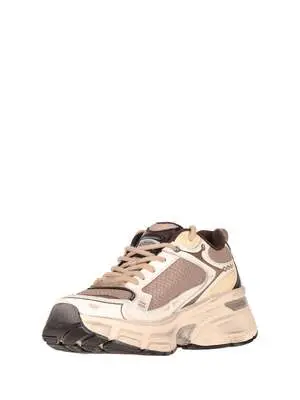 GOLDEN GOOSE Lightstar Mesh Upper And Heel Leather Toe And Spur Tpu Star