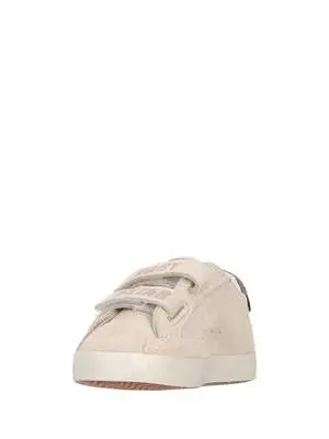 GOLDEN GOOSE Baby School Suede Upper Toe And Strap Laminated Star And Heel