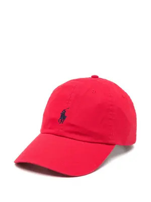 Ralph Lauren Polo Pony Embroidered Cap - Red