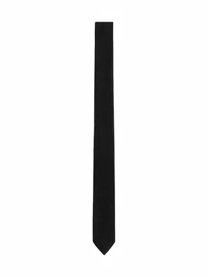 Thom Browne Classic Tie In Super 120’s Twill - Black