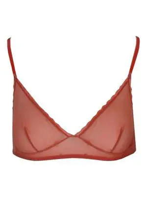LAURA URBINATI Tulle Bra - Terra