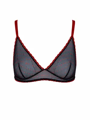 LAURA URBINATI Sheer Bra - Multi Coloured