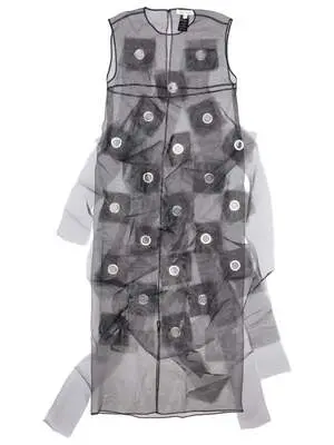 MERYLL ROGGE Embroidered Dress With Eyelets And Fringes