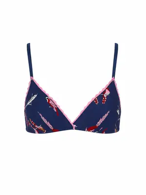 LAURA URBINATI Stretch Bra - Viola