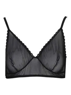 LAURA URBINATI Triangle Bra With Support - Black
