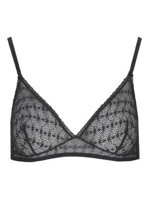 LAURA URBINATI Lace Bra - Black