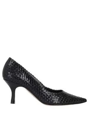 LA ROSE Moritz Wooden Pumps - Nero