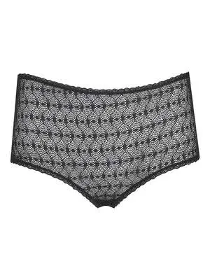 LAURA URBINATI Lace Culotte - Black
