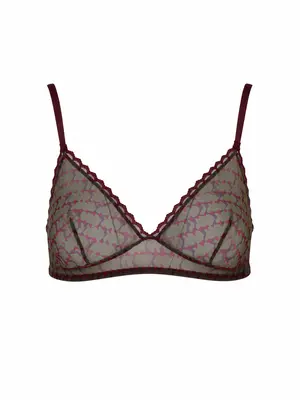 LAURA URBINATI Tulle Bra - Green