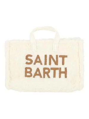 MC2 SAINT BARTH Phone Bag Teddy Logo 10 Emb - White