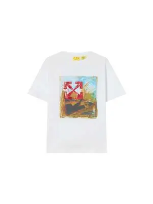Off-White Arrow Painting Tee S/s - White