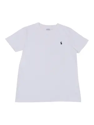 Polo Ralph Lauren Ss Cn Tops T Shirt White