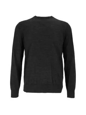 BALLANTYNE R Neck Pullover - Grey
