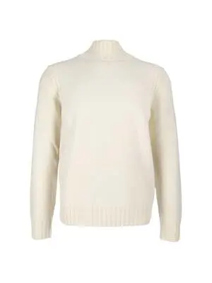 BALLANTYNE T Neck Pullover - White
