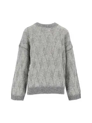Peserico Knitted Sweater - Grey