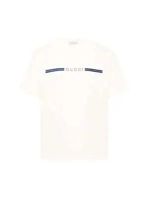 Gucci J S/s T Shirt Ctn Jersey - White