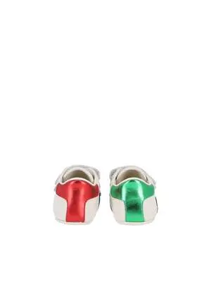 Gucci Baby New Ace Snkr Lth W/web