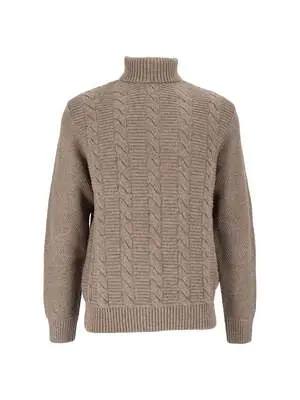 Barbour Staplecross Rollneck Sweater - Grey