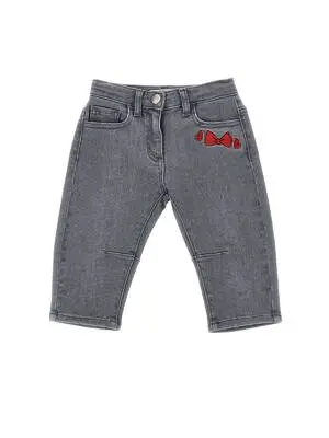 Monnalisa Jeans Ric.dog Denim Felpa