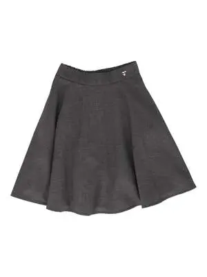 Monnalisa Gonna Ruota Fluido Misto - Grey