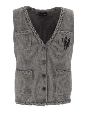 EMPORIO ARMANI WOMAN Waistcoat - Grey