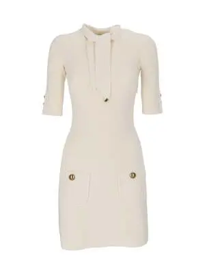 Elisabetta Franchi Abito Di Maglia - White