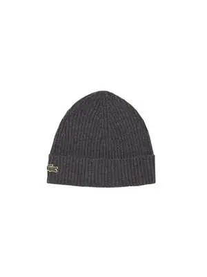 Lacoste Pitch Chine Knitted Caps Grey