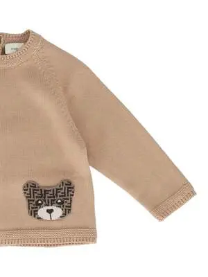FENDI JR Wool Bear Knitwear